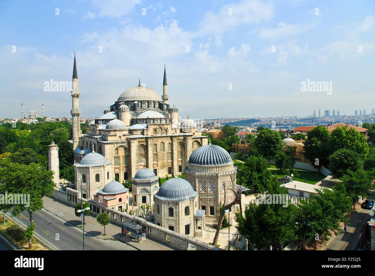 Islamic architecture of mosques in Istanbul , Turkey Stock Photo - Alamy