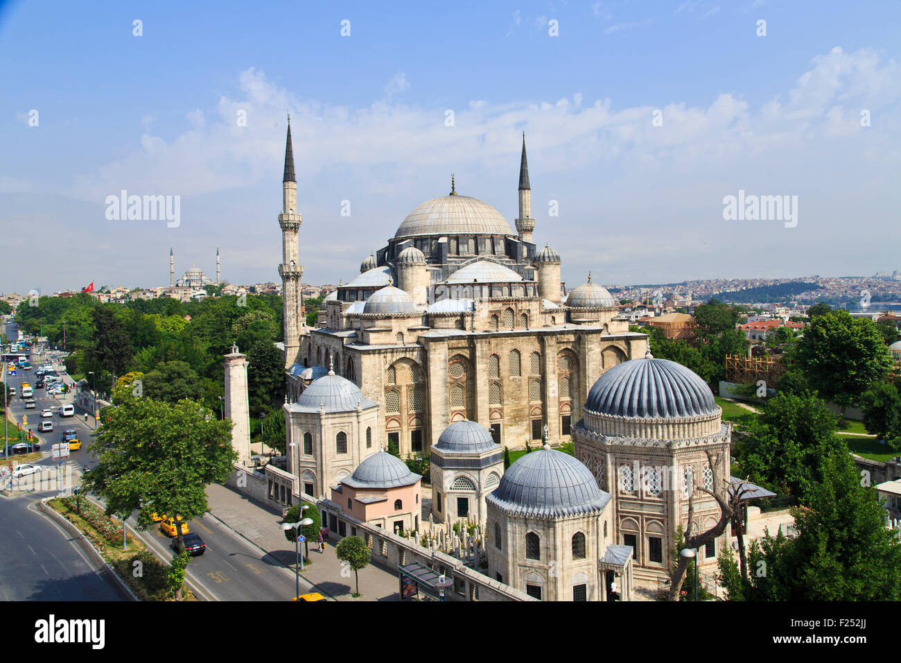Islamic architecture of mosques in Istanbul , Turkey Stock Photo - Alamy