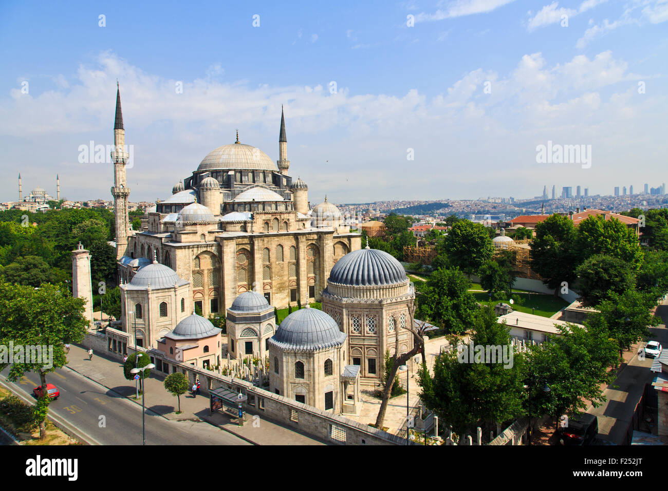 Islamic architecture of mosques in Istanbul , Turkey Stock Photo - Alamy