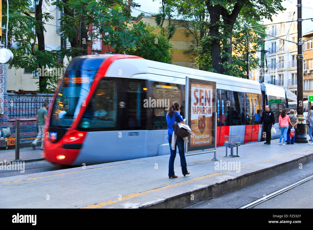 The tram in Istanbul, Turkey Stock Photo - Alamy