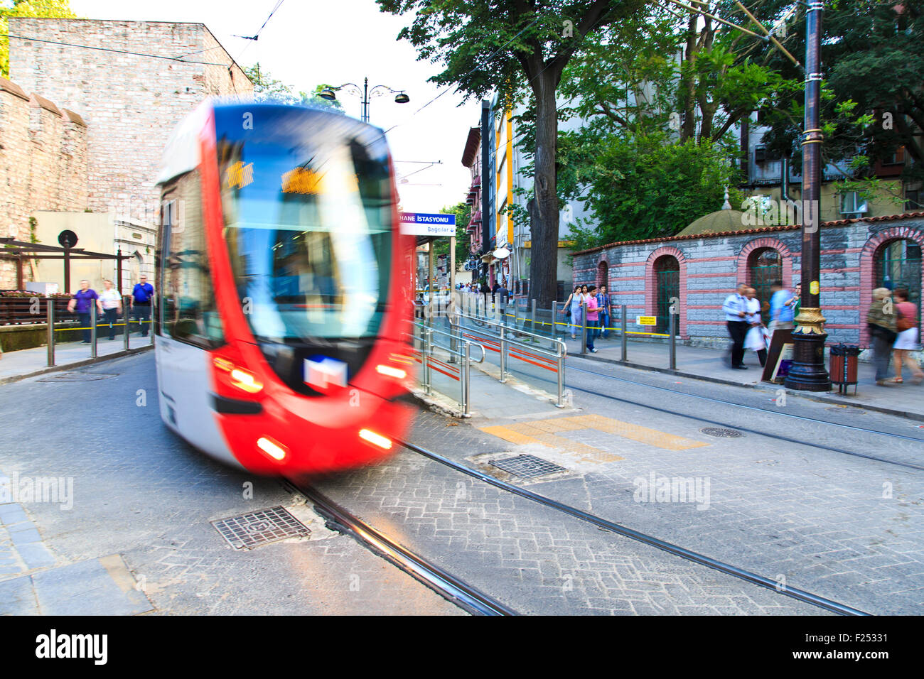 The tram in Istanbul, Turkey Stock Photo - Alamy