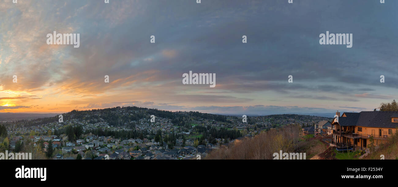 Suburbs usa panorama hi-res stock photography and images - Alamy