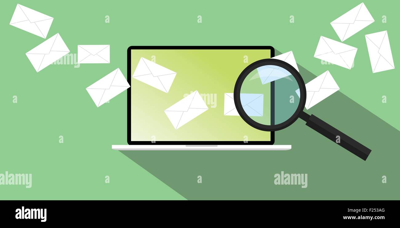 Outlook email screen Stock Vector Images - Alamy