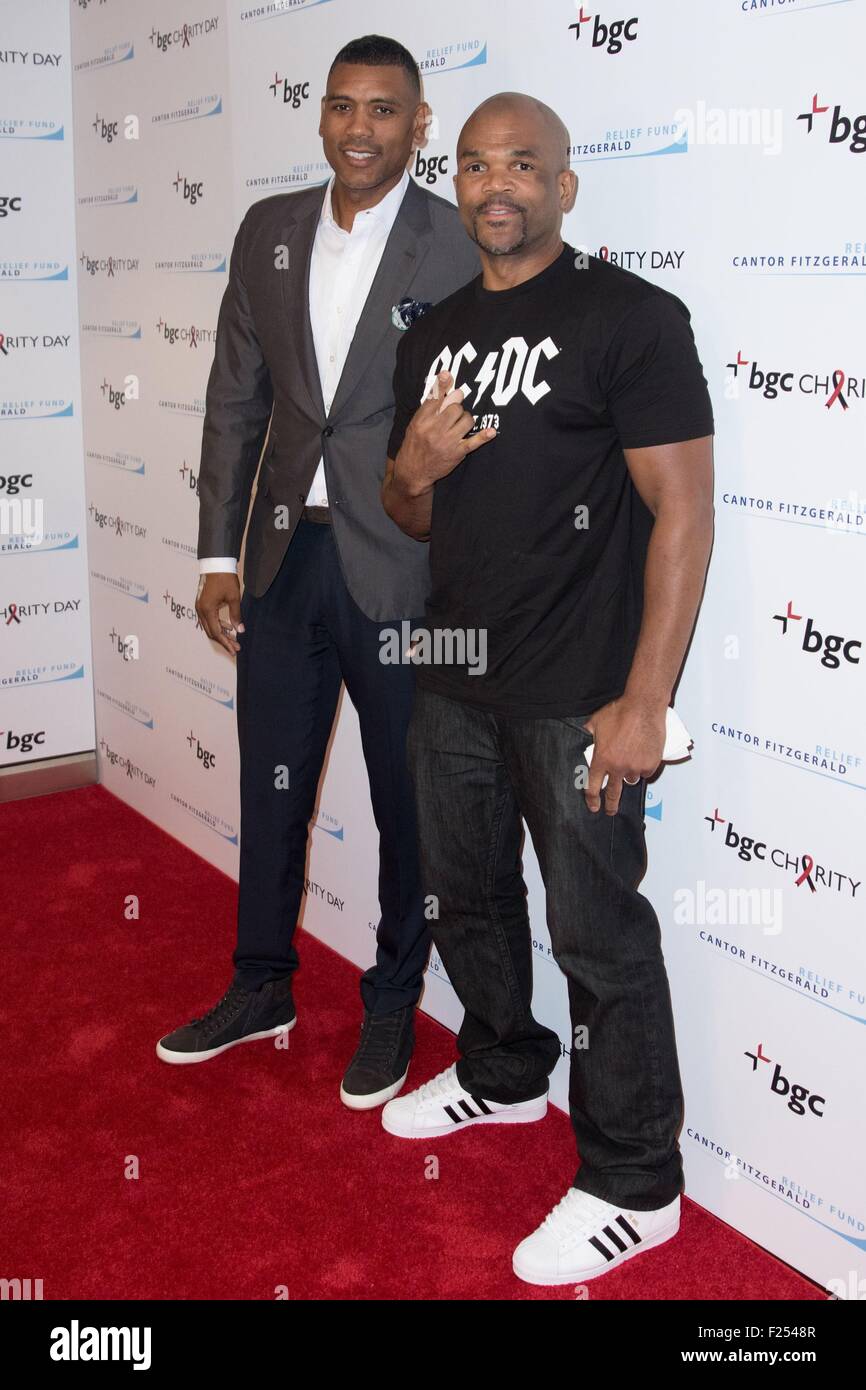 New York, NY, USA. 11th Sep, 2015. Allan Houston, Darryl "DMC ...