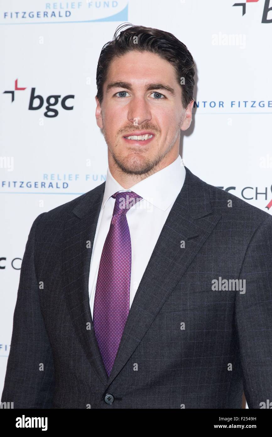New York, NY, USA. 11th Sep, 2015. Ryan McDonagh in attendance for BGC ...