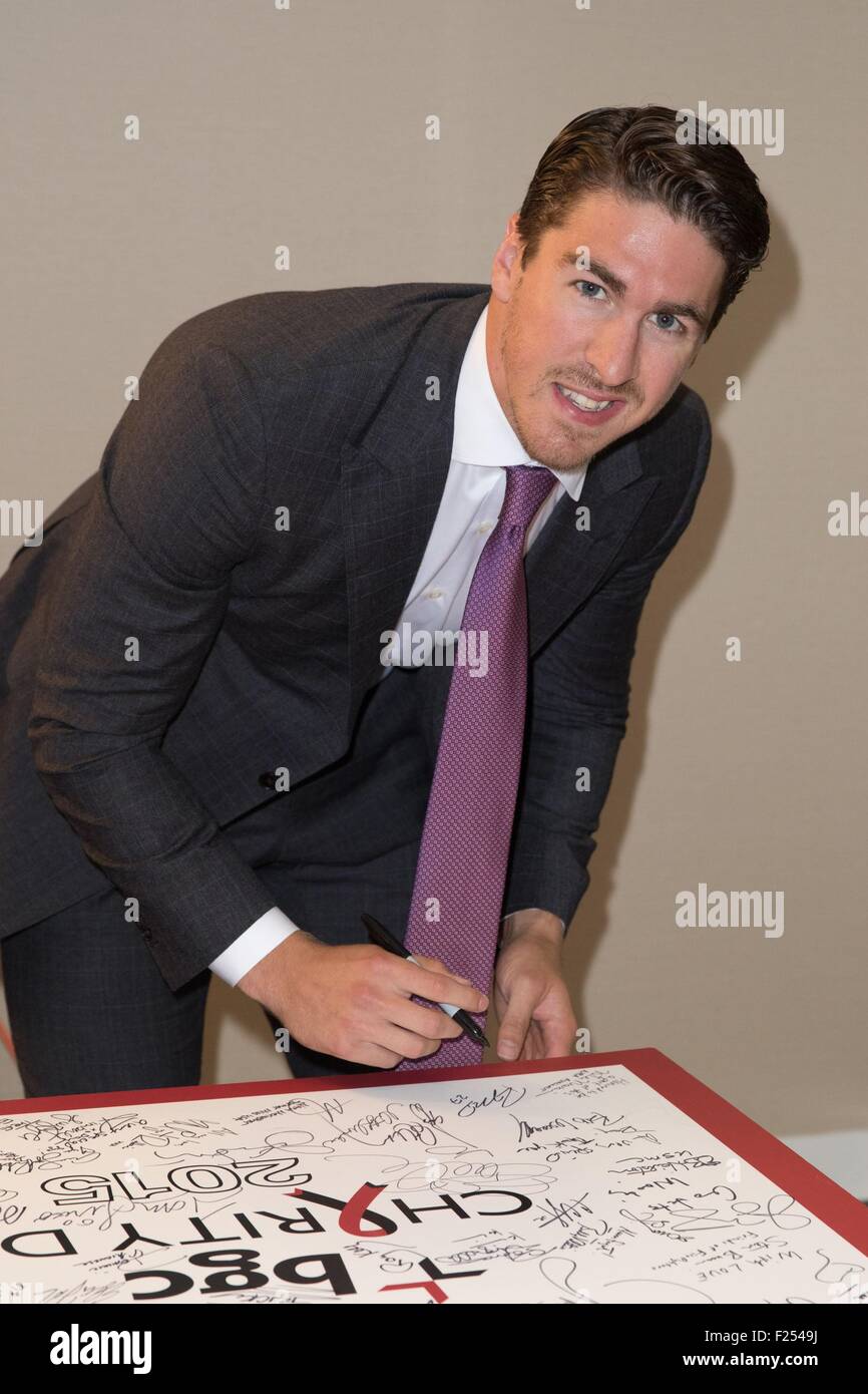 New York, NY, USA. 11th Sep, 2015. Ryan McDonagh in attendance for BGC ...