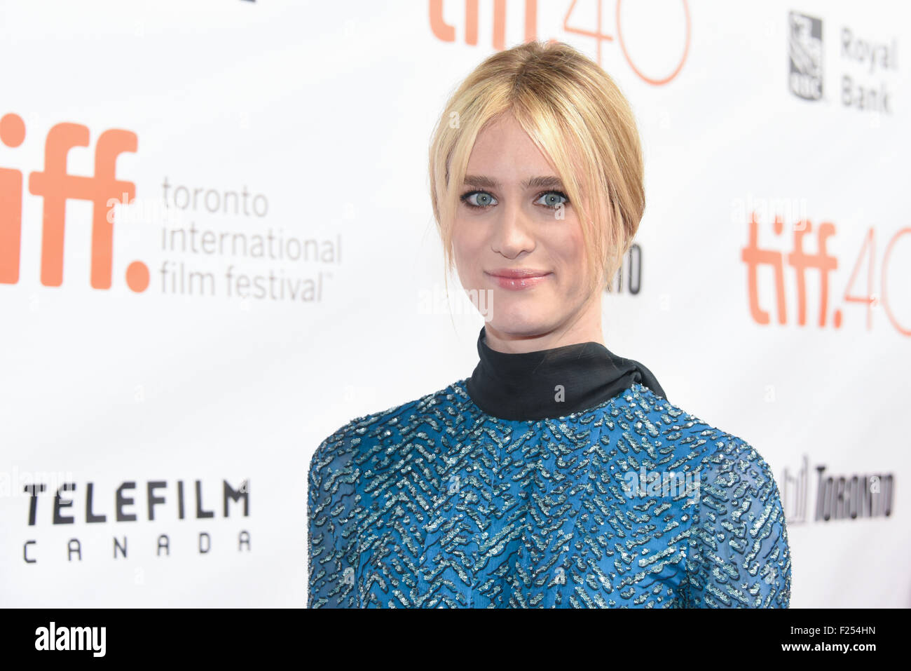 Toronto, Ontario, Canada. 11th Sep, 2015. Actress MACKENZIE DAVIS ...