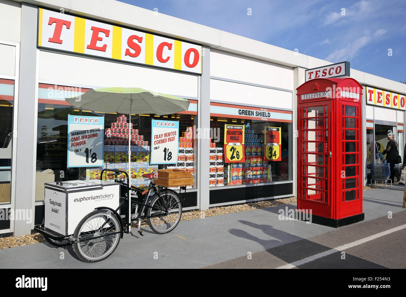 Chichester, West Sussex, UK. 11th Sep, 2015. Vintage tesco pictured at ...
