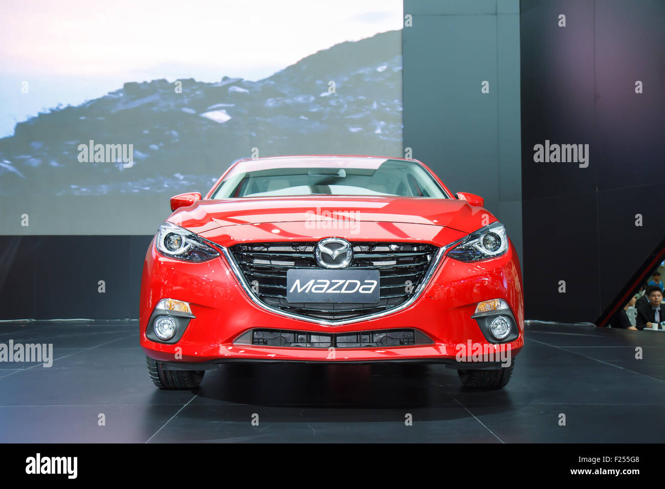 BANGKOK - MARCH 30: Mazda 3 car on display at The 35th Bangkok ...