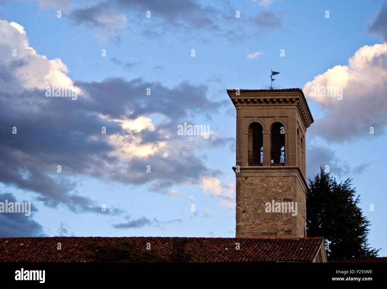 Bell tower of St. Pietro and St.Biagio, Cividale del Friuli - Italy ...