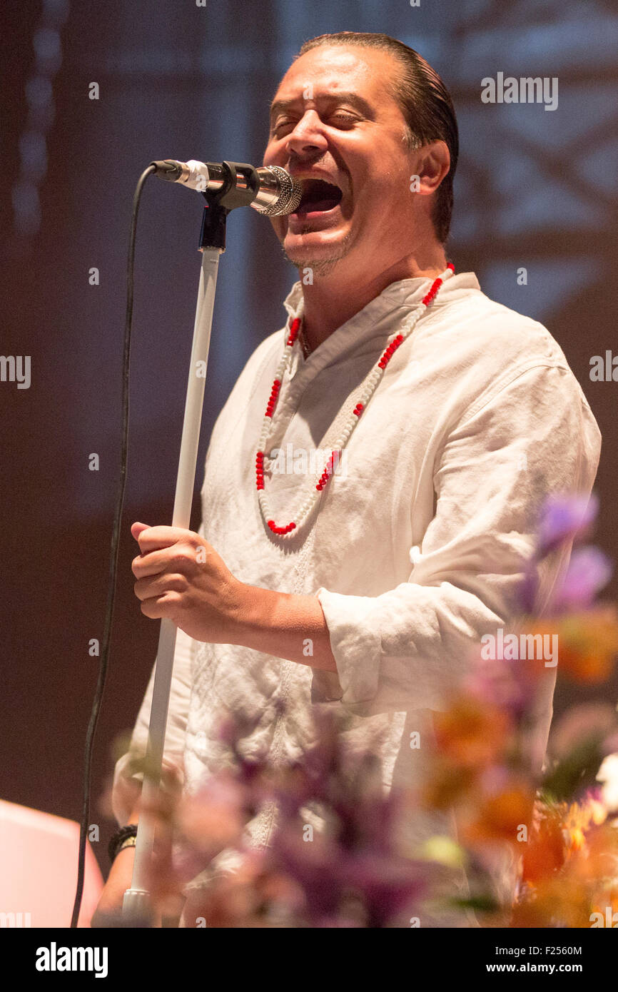Chicago, Illinois, USA. 11th Sep, 2015. Singer MIKE PATTON of Faith No ...