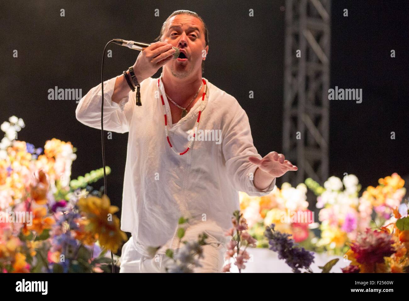 Chicago, Illinois, USA. 11th Sep, 2015. Singer MIKE PATTON of Faith No ...