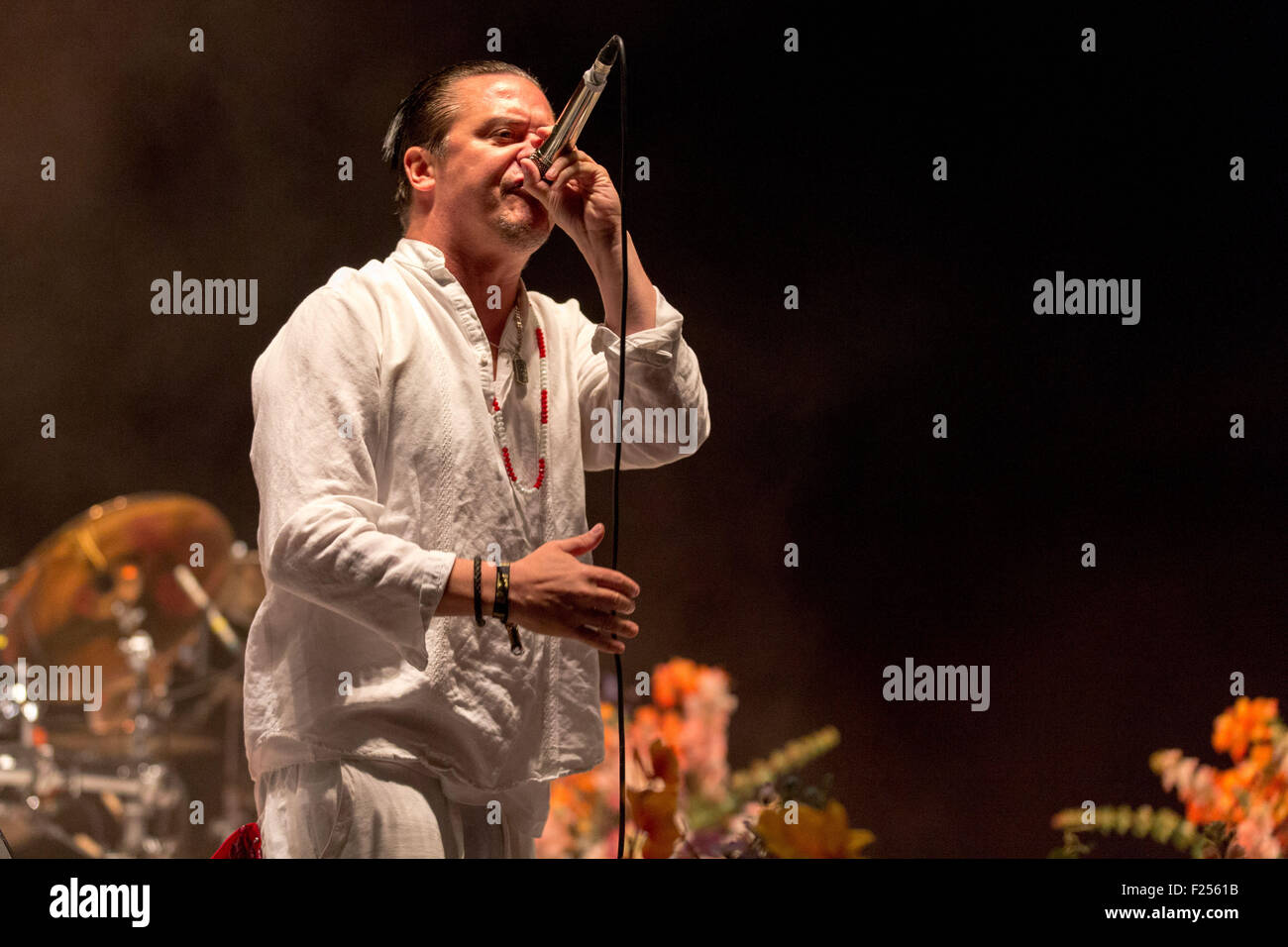 Chicago, Illinois, USA. 11th Sep, 2015. Singer MIKE PATTON of Faith No ...