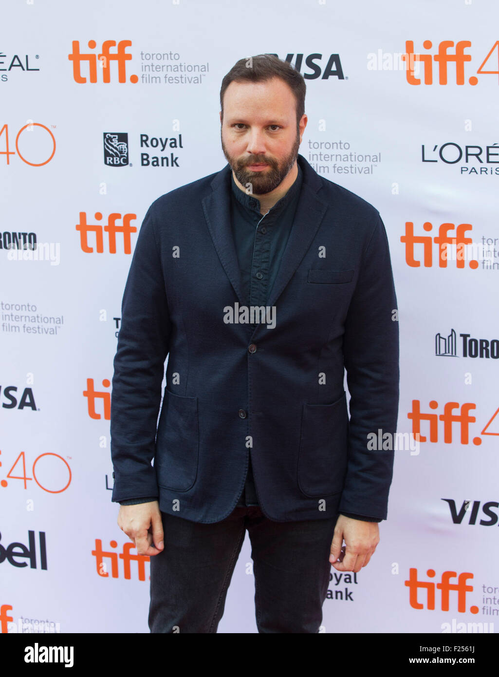 Toronto, Canada. 11th Sep, 2015. Director Yorgos Lanthimos poses for ...