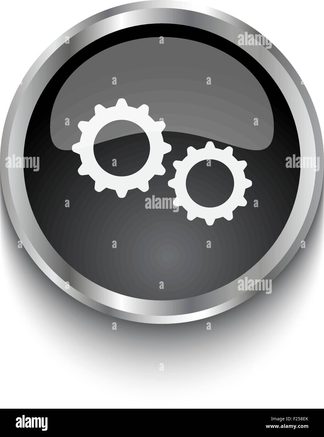 Gears symbol Stock Vector Images - Alamy