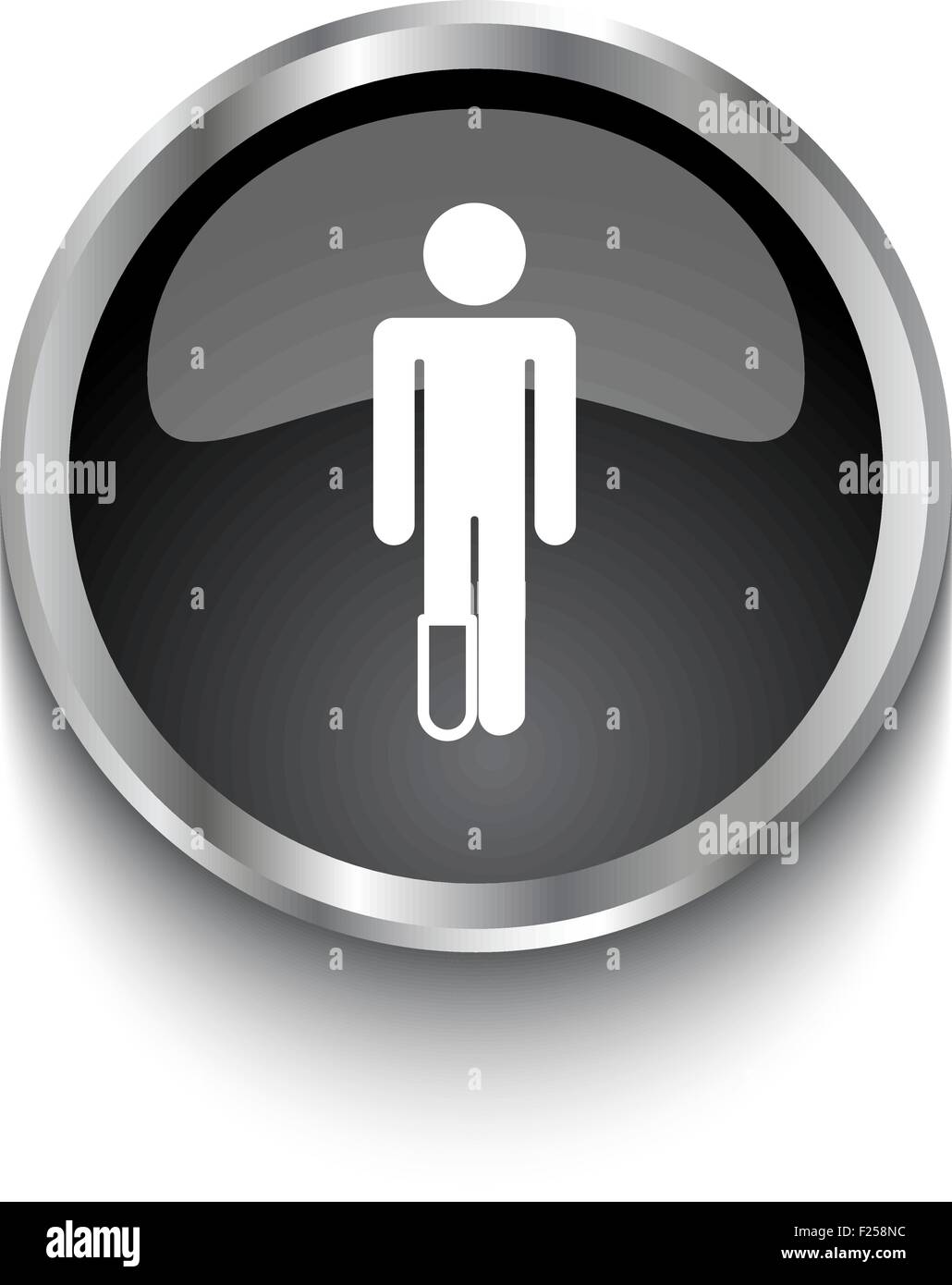 Foot symbol Stock Vector Images - Alamy