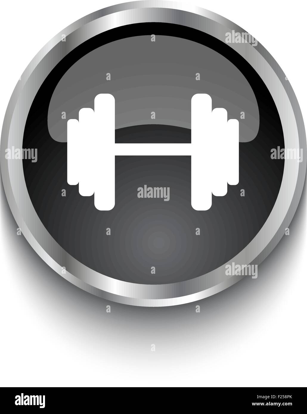 Dumbbell symbol hi-res stock photography and images - Alamy