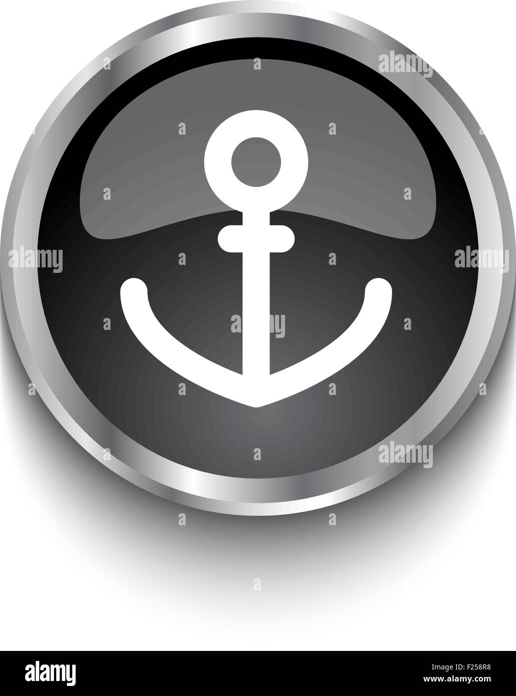 White anchor Stock Vector Images - Alamy