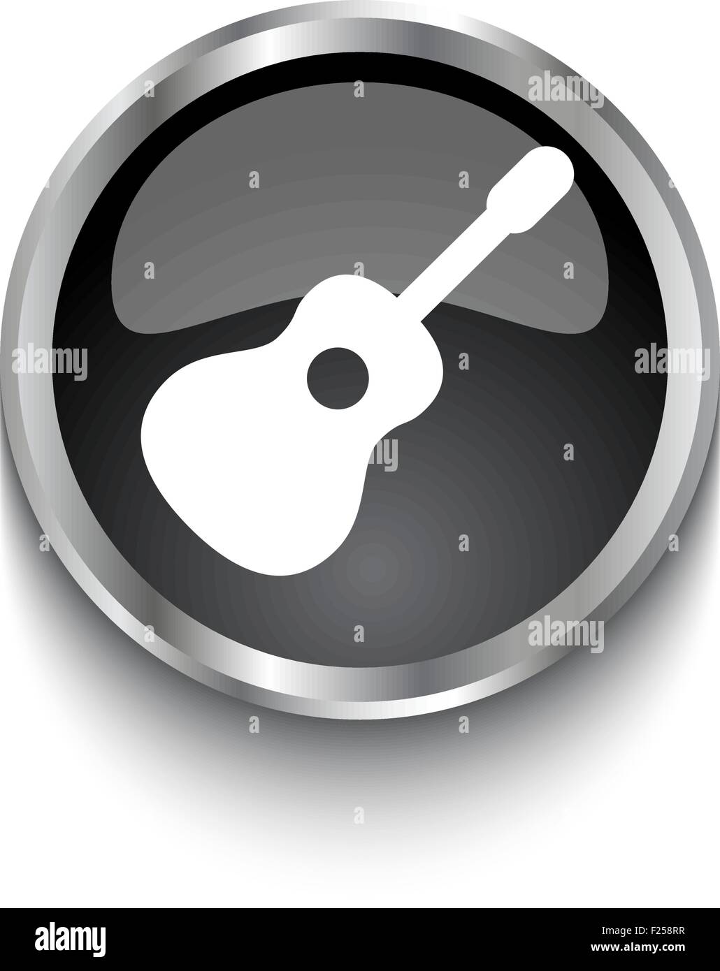 Guitar symbol Stock Vector Images - Alamy