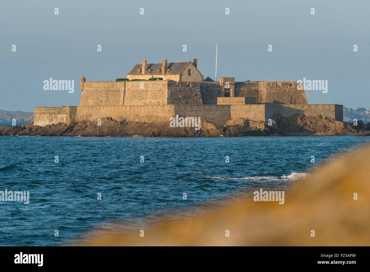 France, Ille et Vilaine, Saint Malo, Castle National built by Vauban ...