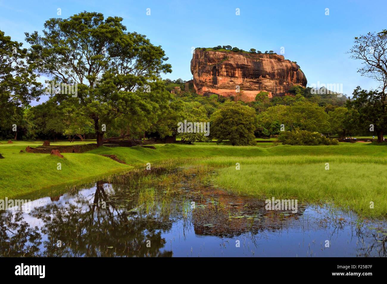 Sri Lanka, Central Province, Matale District, Sigiriya, Old city of ...