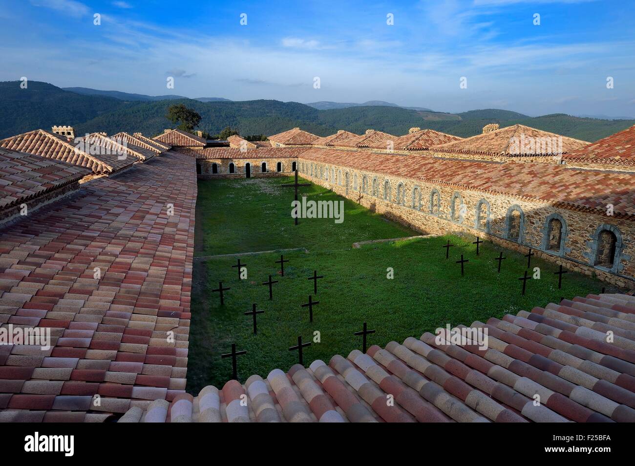 France, Var, Massif des Maures, Collobrieres, chartreuse de la Verne ...
