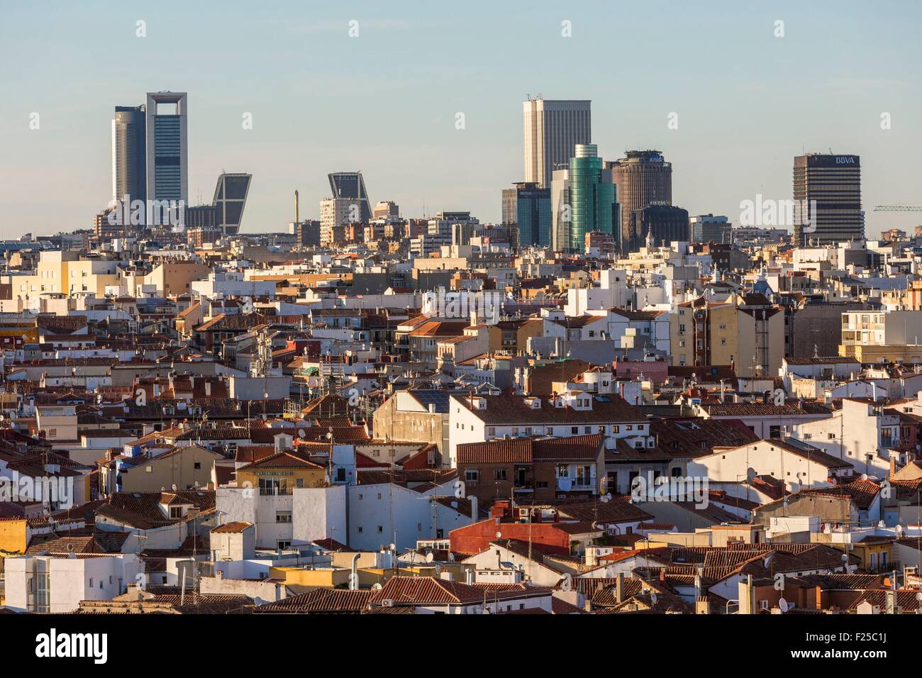 Spain, Madrid, general view of downtown Stock Photo - Alamy