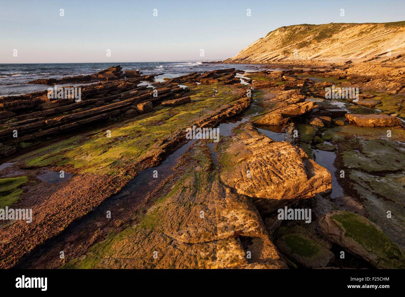 France, Pyrenees Atlantiques, Basque Country, Urrugne, the Corniche ...