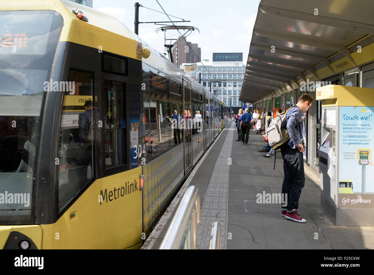 Manchester Metrolink Tram Stock Photo - Alamy