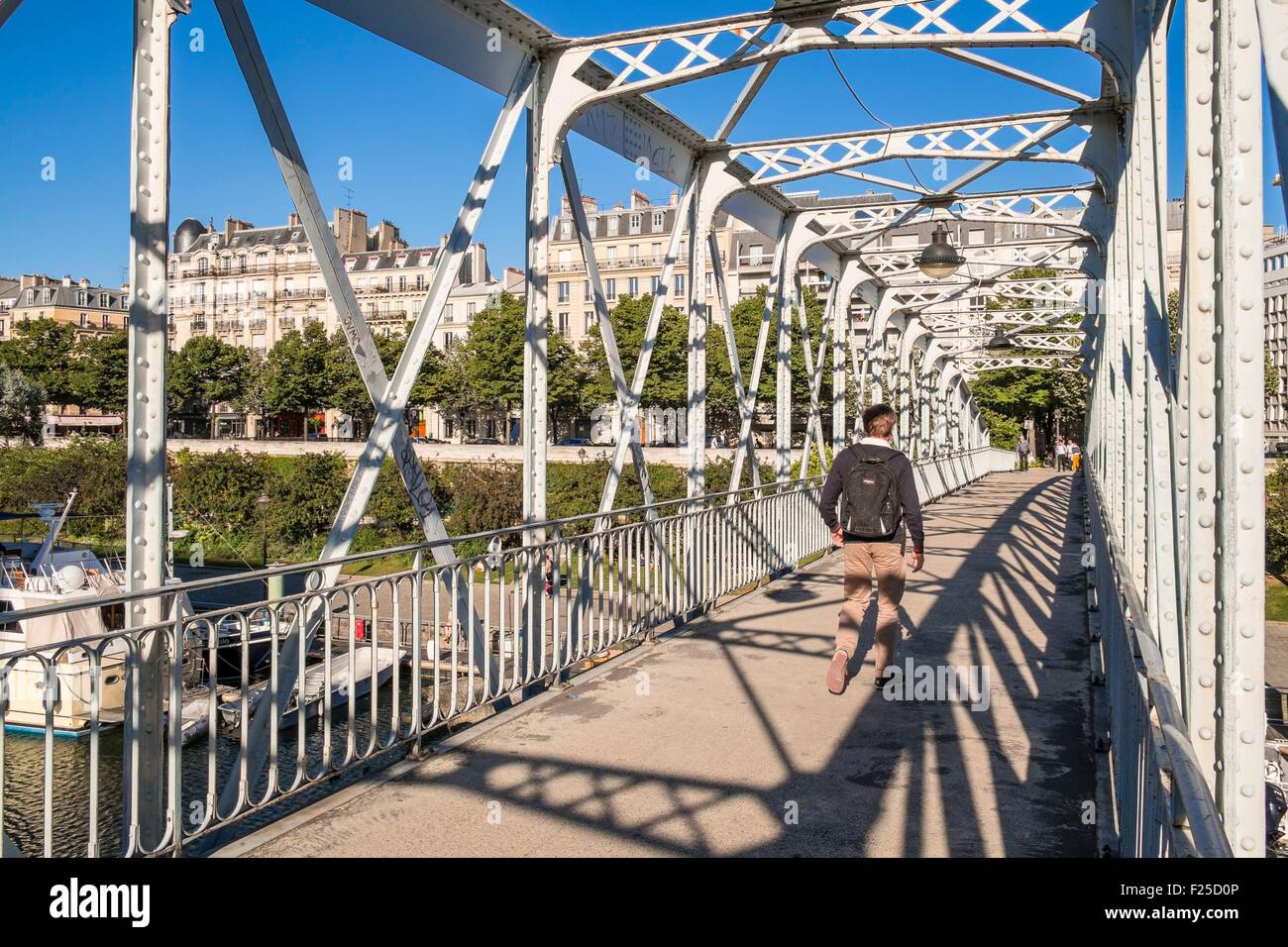 France, Paris, the Arsenal port gateway Stock Photo - Alamy