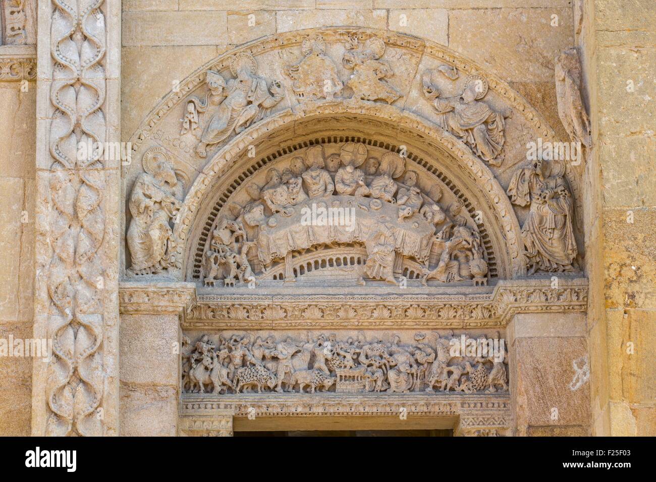 France, Loire, Charlieu, Saint Fortunatus' Abbey, late Romanesque ...