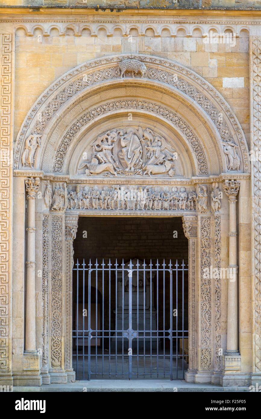 France, Loire, Charlieu, Saint Fortunatus' Abbey, late Romanesque ...
