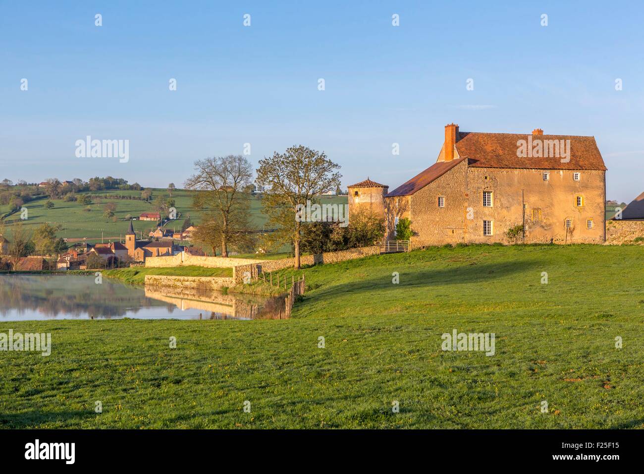 France, Saone et Loire, village of Sarry, Brionnais Stock Photo - Alamy