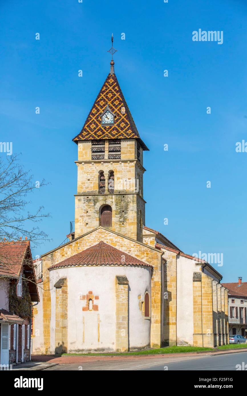 France, Loire, Briennon, canal lateral a la Loire, Brionnais Stock ...