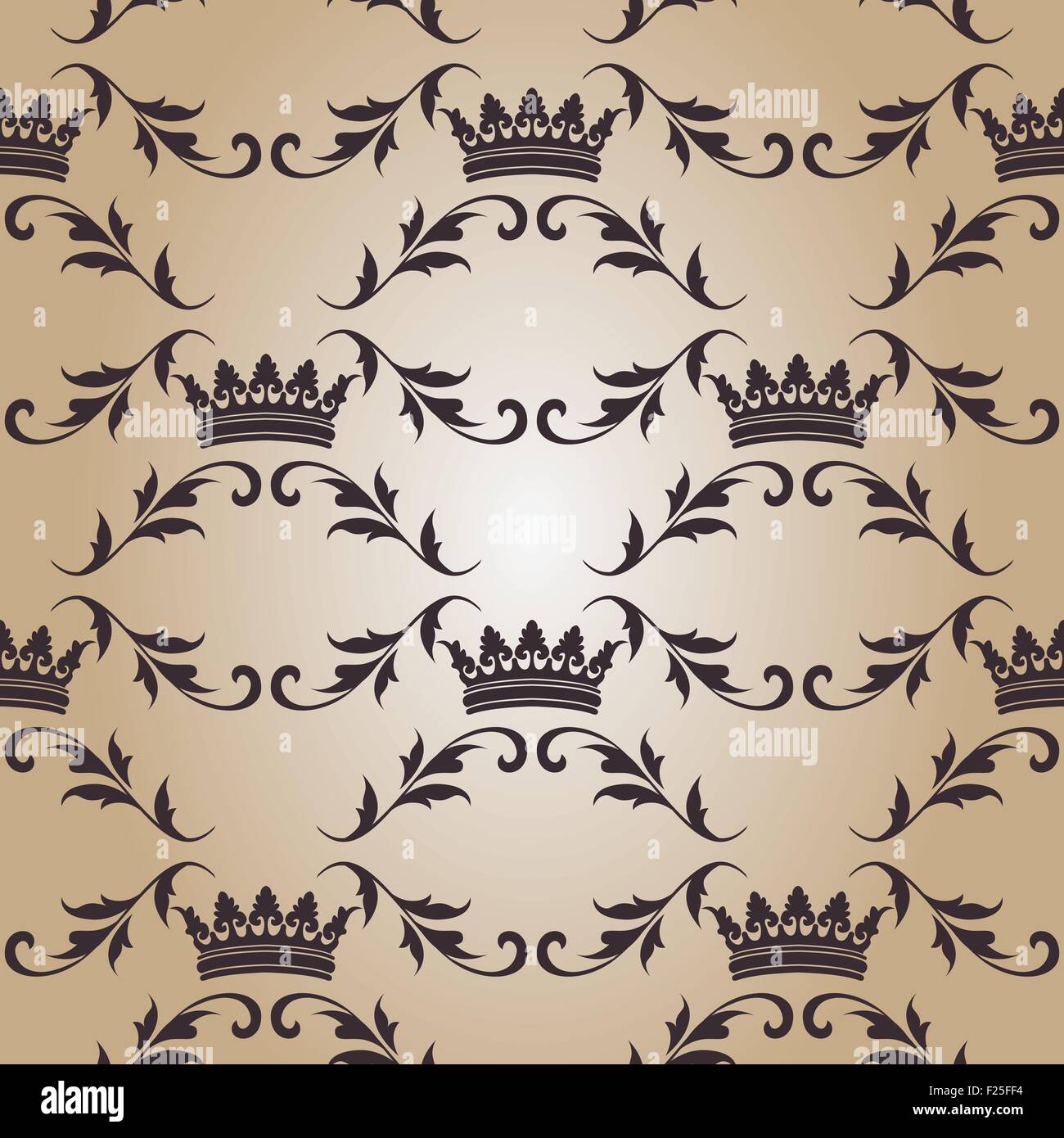 Seamless pattern with crowns Stock Vector Image & Art - Alamy