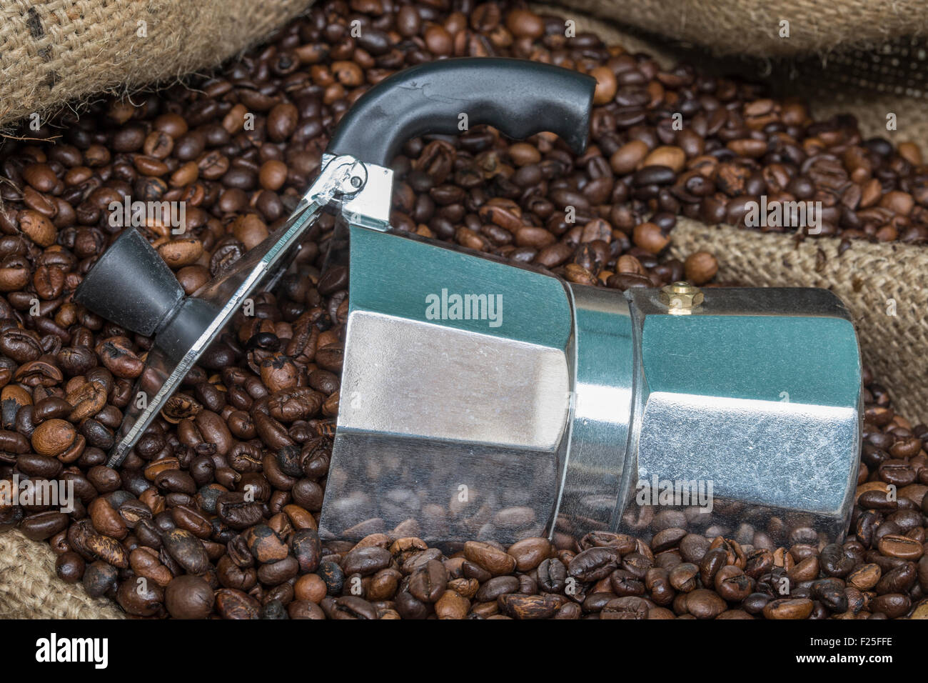 mocha in coffee beans Stock Photo - Alamy