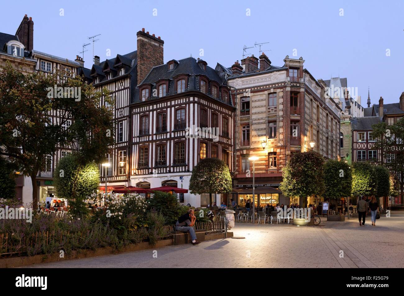 France, Seine Maritime, Rouen, Place de la Pucelle Stock Photo - Alamy