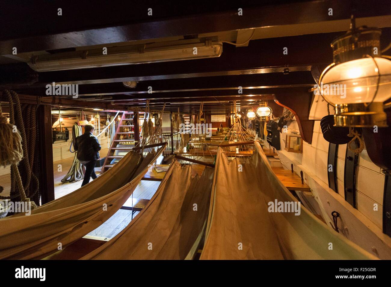 Frigate interior hi-res stock photography and images - Alamy
