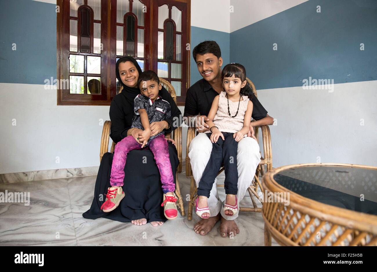 India, Kerala, Kodinhi, twins town Stock Photo - Alamy