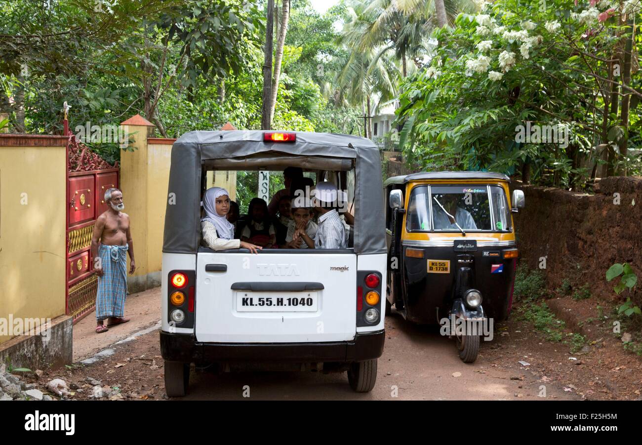 India, Kerala, Kodinhi, twins town Stock Photo - Alamy