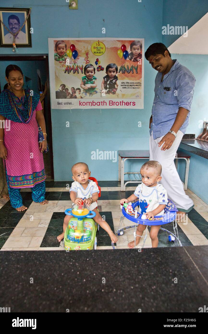 India, Kerala, Kodinhi, twins town Stock Photo - Alamy