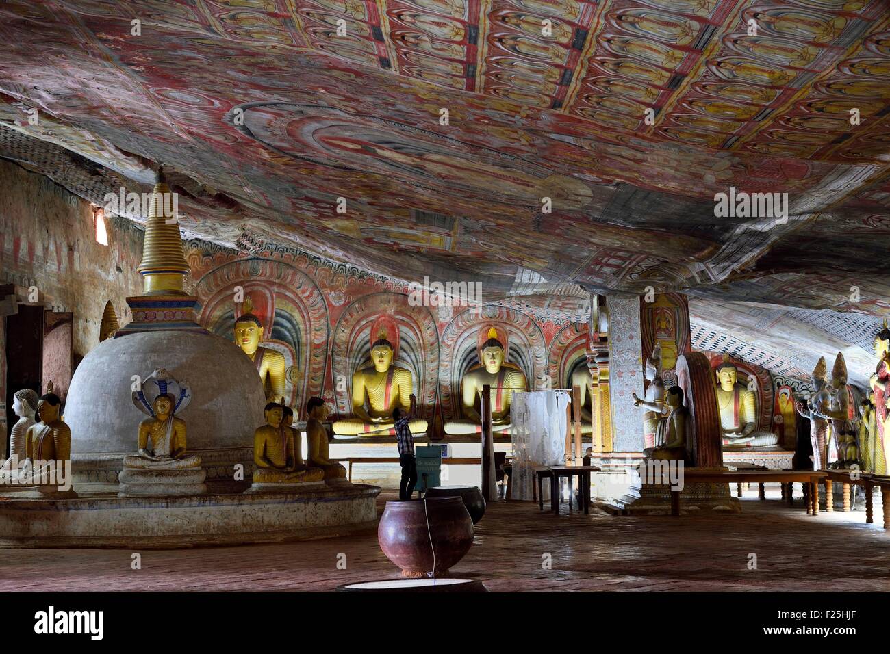Sri Lanka, Central Province, Matale District, Dambulla, Royal Rock ...