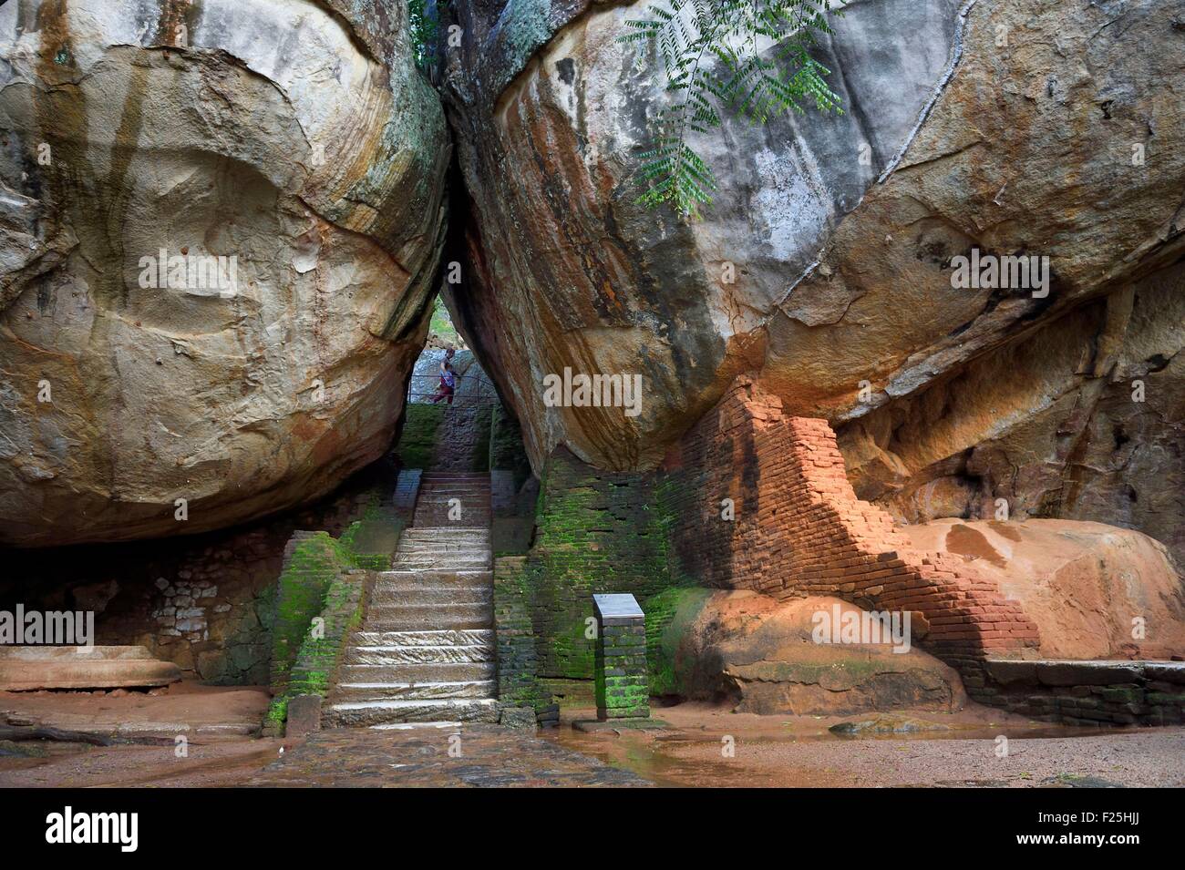 Sri Lanka, Central Province, Matale District, Sigiriya, Old city of ...