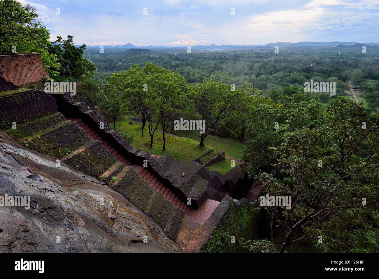 Sri Lanka, Central Province, Matale District, Sigiriya, Old city of ...