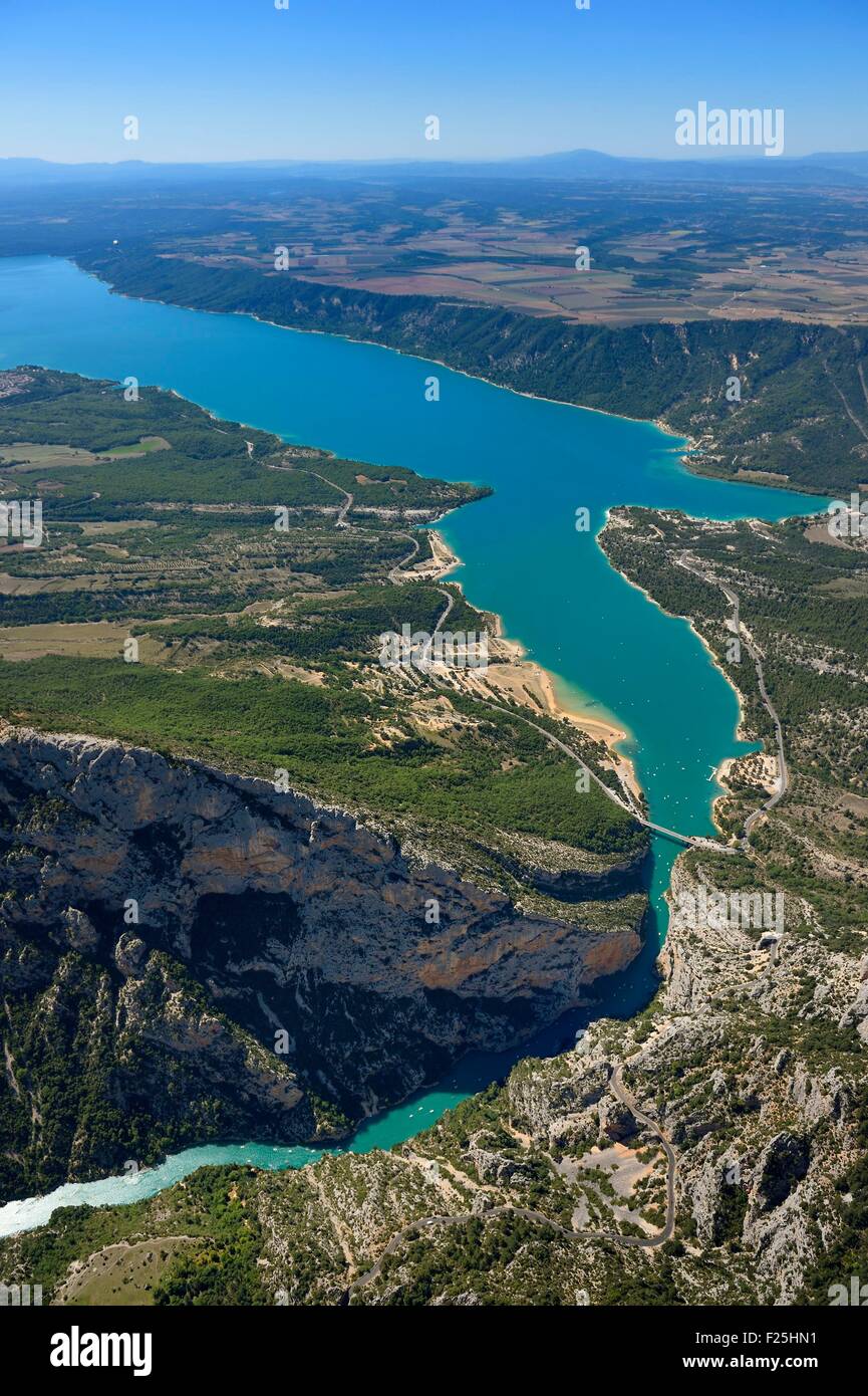 France, France, Var on the Left Bank and Alpes de Haute Provence on the ...