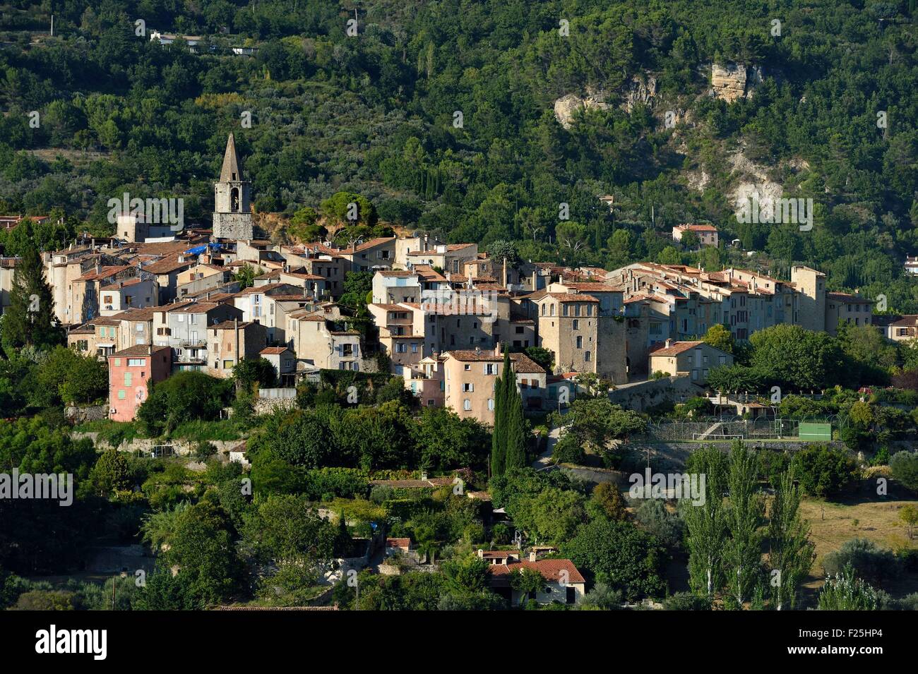 France, Var, the Dracenie, village of Bargemon Stock Photo - Alamy