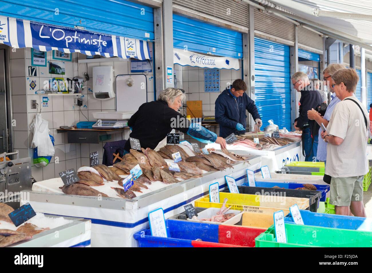 Fish Market Boulogne High Resolution Stock Photography and Images - Alamy