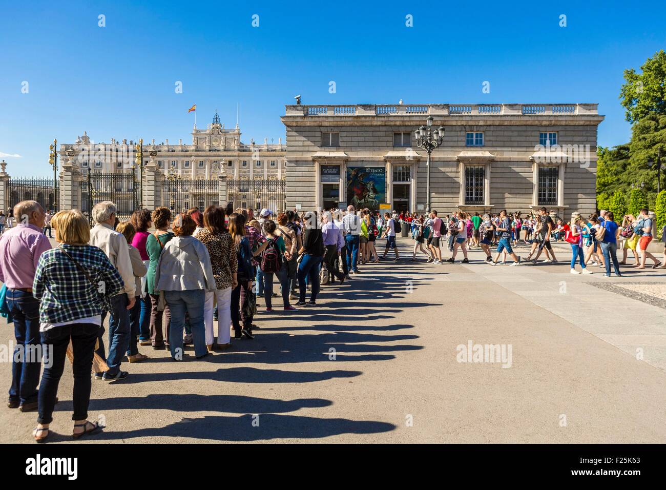 Spain, Madrid, Royal Palace (Palacio Real), the largest palace in ...