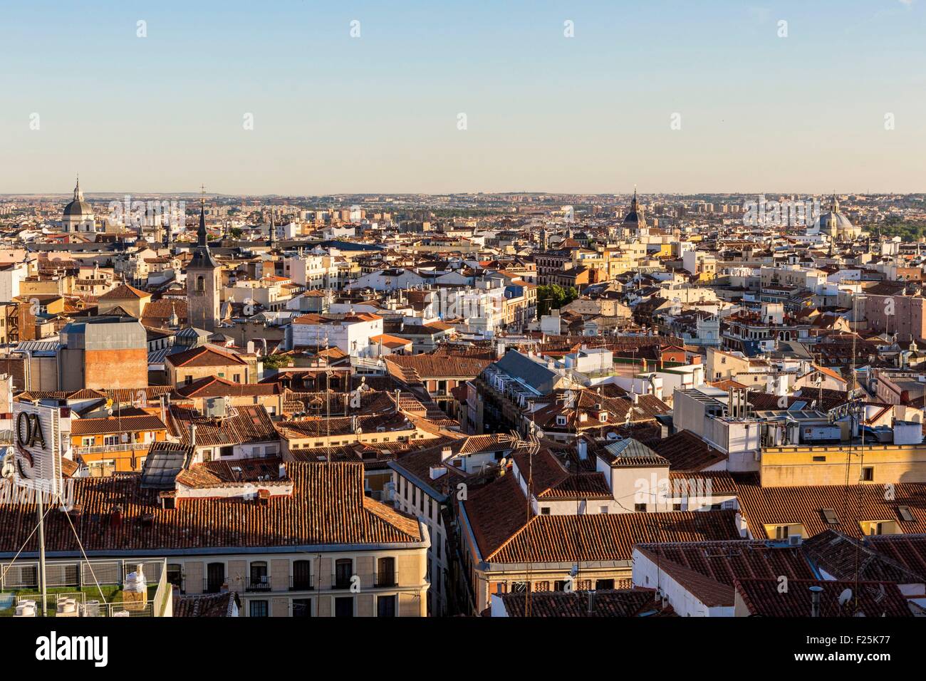 Spain, Madrid, general view of downtown Stock Photo - Alamy