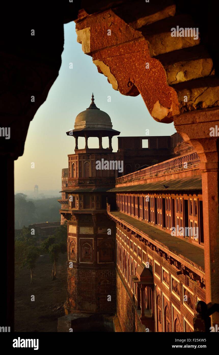 India, Uttar Pradesh State, Agra Fort, Mughul Architecture, built in ...